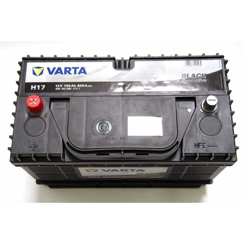 BATTERIE VARTA PROMOTIVE BLACK H17H 12V 105AH 800A (EN) 605102V