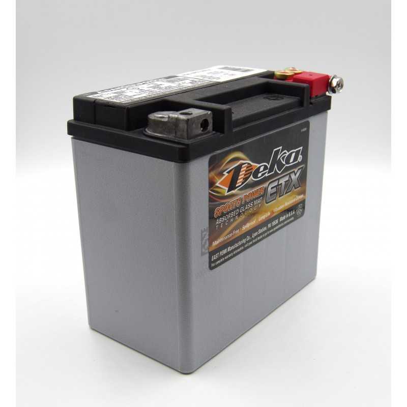 BATTERIE DEKA AGM ETX14L + DROITE
